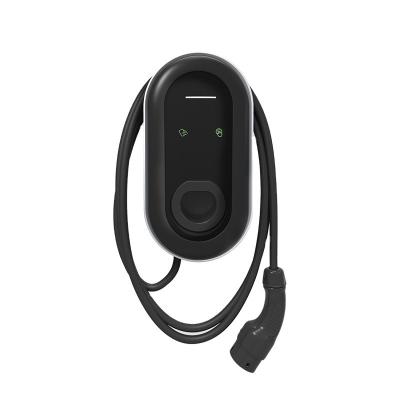 China 5m Plug Wire 22KW Type2 EV Charger Wallbox Charging Station For Electric Cars Vehicle for sale