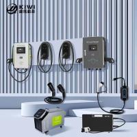 China 5m Plug Wire 22KW Type2 EV Charger Wallbox Charging Station For Electric Cars Vehicle for sale