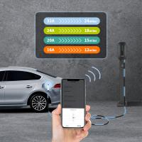 China Portable 7kW DC Fast Charging 220V EV Car Charger with Connection Temperature Detection and Wall Mounted Floor Stand for sale