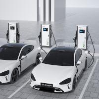 China Commercial Electric Car and Bus CCS Chademo Ocpp 1.6 60kW 80kW 120kW 150kW EV DC Fast Charging Station for sale
