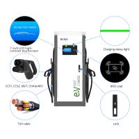 China Commercial Electric Car and Bus CCS Chademo Ocpp 1.6 60kW 80kW 120kW 150kW EV DC Fast Charging Station for sale