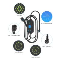 China Portable Car Charger Customizable AC 3.5kw 16A EV Charger for Electric Cars for sale