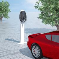 China 7kW AC EV Charging Station with Type 2 Plug and WiFi Connectivity for sale