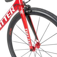 China 700c Carbon Fiber Frame Twitter Road Bike 22-Speed Racing Bicycle with CE Certification for sale