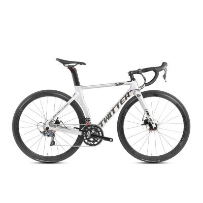 China INNOVA-PRO 700c 25c Carbon Road Bike with Shimano Groupset Carbon Fiber Frame and 22 Speed for Men Load Capacity 120kg for sale