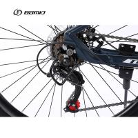 China Customized Aluminium Alloy Mountain Bike with SHIMANO FD-TY500 Front Derailleur and Simulated Carbon Fiber Frame for sale