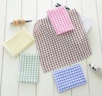 China 6 Colors Custom Plain Tea Towels , Eco - Friendly Waffle Weave Kitchen Towels for sale