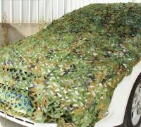 China Mesh Fabric Military Style Camo Netting For Hunting , Outdoor Camouflage Netting for sale