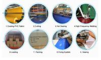 China Fire Flame Retardant PVC Coated Polyester Fabric , Waterproof Tarpaulin Covers for sale