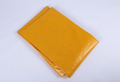 China Thick Yellow / Orange PE Tarpaulin Sheet Waterproof 800D For Packing Materials for sale