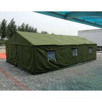 China Anti - Water Polyster Canvas Camping Tent  , Canvas Military Tent For 10 Persons for sale