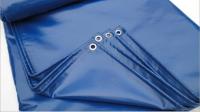 China Heavy Duty PVC Clear Vinyl Tarps , PVC Vinyl Tarpaulin With Eyelets for sale