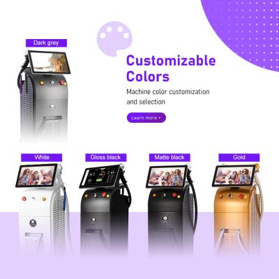 China Fosyderm 808nm Laser Hair Removal Machine with 15.6-inch 4K Screen and 10-120J/cm² Fluence Range for Professional Use for sale