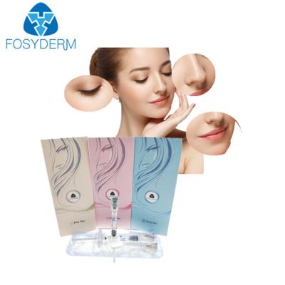 China CE HA Dermal Filler Hyaluronic Acid Fosyderm 1ml Lip Injections 24mg/ml for sale