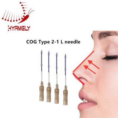 China Lifting Nose Hyamely PDO Threads 19G Needle 38mm/60mm for Cosmetic Procedures for sale