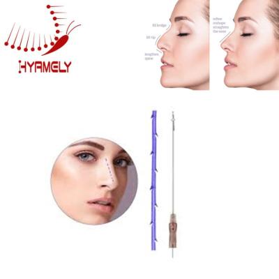 China Korea PDO Threads 19G COG L Needle for Nose Lifting - 38mm and 60mm Sizes for sale