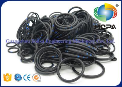 China Daewoo DH420LC DH500LC Control Valve Seal Kit 420-00280KT Rubber Seal Kit Black for sale