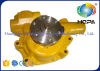 China Komatsu PC60 PC70 Excavator Water Pump 6206-61-1102 6206-61-1103 Hydraulic Parts Yellow Cast Iron for sale