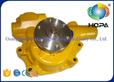 China Komatsu PC60 PC70 Excavator Water Pump 6206-61-1102 6206-61-1103 Hydraulic Parts Yellow Cast Iron for sale