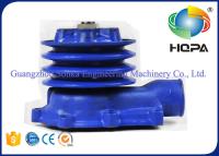 China Excavator Hyundai R200-5 Engine D6BR-C Water Pump 10kg Casting Iron Blue for sale
