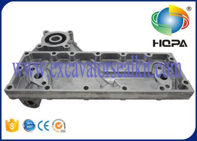 China Komatsu 6D95 Engine Oil Cooler Cover Assy 6207-61-5110 High Precision Billet Aluminum Excavator Parts for sale