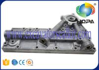 China Komatsu 6D95 Engine Oil Cooler Cover Assy 6207-61-5110 High Precision Billet Aluminum Excavator Parts for sale