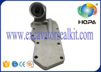 China Komatsu 4D102 6D102 Engine Oil Cooler Cover Assy 6735-61-2260 Billet Aluminum Silver Standard Size for sale