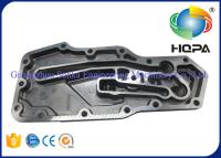 China Komatsu 4D102 6D102 Engine Oil Cooler Cover Assy 6735-61-2220 Billet Aluminum for sale