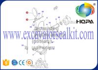 China Durable PC120-6 Excavator Engine Parts S4D95L-1 Muffler Exhaust Pipe for sale