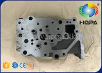 China Komatsu Excavator Engine Cylinder Head 6151-12-1101 Fits S6D125E-2D WA470-3 6 Cylinder for sale