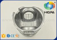 China 6150-31-2112 6D125 Engine Piston Set with Pin for Komatsu PC400 Excavator Standard Size 6Pcs for sale