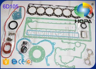 China Komatsu Excavator 6D105 6D108 6D125 6D110 Engine Overhaul Gasket Kit for sale