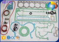China Komatsu Excavator 6D105 6D108 6D125 6D110 Engine Overhaul Gasket Kit for sale