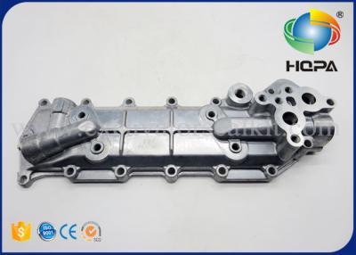 China 6134-61-2113 Excavator Oil Cooler Cover for Komatsu 4D105 Engine Billet Aluminum for sale