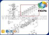 China Crankshaft Main Bearing 8973720771 8973720781 for Isuzu 4HK1 6HK1 Engine Standard Size for sale