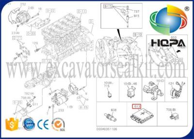China Engine Controller 8980750712 8980750750 8981258680 Hitach Excavator Control Unit for sale