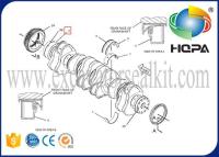 China 6I1453 6I-1453 Excavator Engine Crankshaft For 3406B 3406C 3406E Standard Size for sale