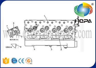 China 8N1188 8N-1188 Cylinder Head /  D330C Engine 3304 Engine Cylinder Parts for sale
