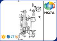 China 550/42219 Ram Bucket Cylinder Seal Kit for JCB JS200 JS210 Excavator for sale