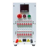 China AC240V 10kW Resistive Load Bank with 14-Step Power Adjustment for Generator Testing for sale