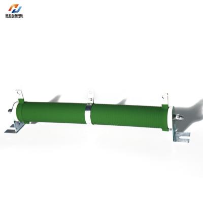 China RX20 100W Porcelain Tube Variable Power Resistor 10-300Ω Adjustable Load Resistor for Industrial Braking Applications for sale