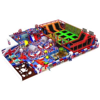 China 2018 New Trampolines Park with Many Games Like Ninja Course and Indoor Playground for sale