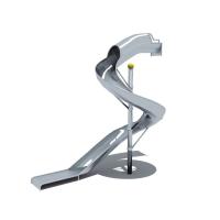 China Playground Stainless Steel Slide, Custom Stainless Steel Tube Slide for sale