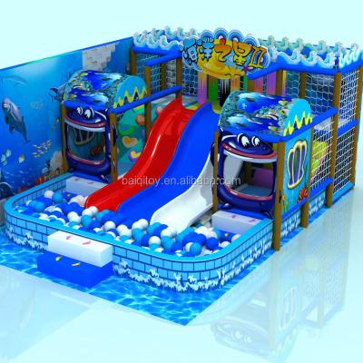 China Wholesale Kids Wooden Indoor Soft Playground Used for Preschool for sale