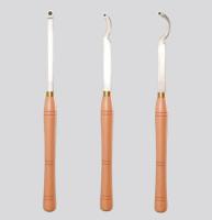 China Carbide Tipped Wood Turning Tools Sets Round Shape With 12mm Inserts for sale
