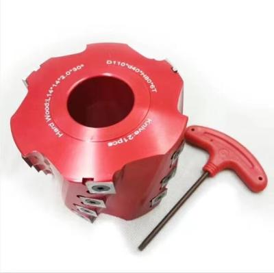 China Aluminum Steel Helical Spiral Planer Cutter Head Mirror Surface for sale
