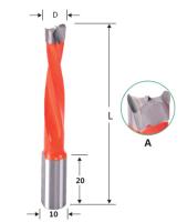 China 9.8mm Tungsten Carbide Blind Hole Drill Bits High Precision for sale