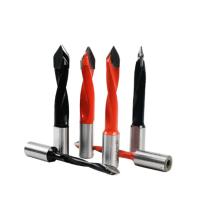 China Spiral Flute Tungsten Carbide Inserted Through Hole Boring Bits 12mm for sale