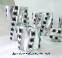 China Aluminum Steel Helical Spiral Planer Cutter Head Mirror Surface for sale