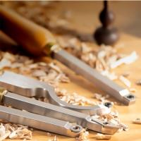 China Carbide Tipped Wood Turning Tools Sets Round Shape With 12mm Inserts for sale